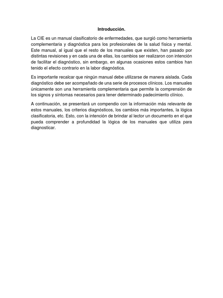 Cie 11 | PDF | Clasificación estadística internacional de enfermedades y problemas de salud ...