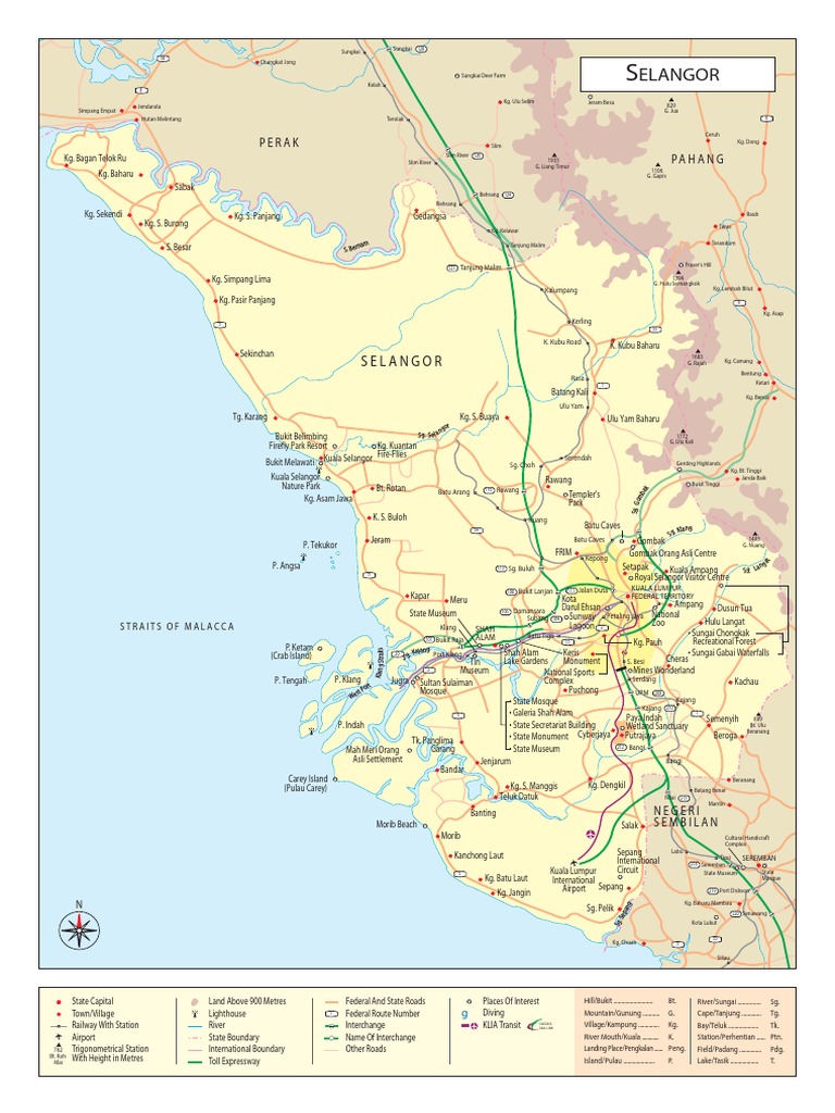 Map Selangor PDF | PDF | Malaysia