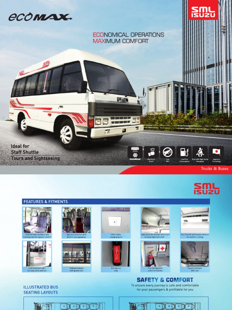SML Ecomax AC Bus Maxi Cab | PDF