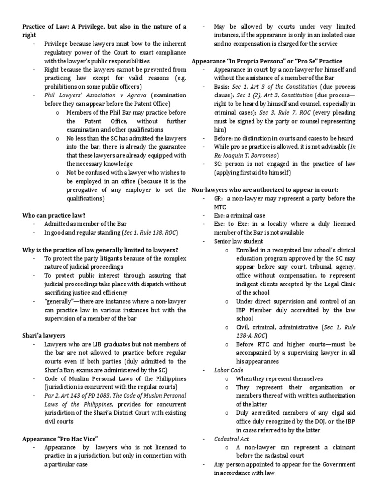 Legal Ethics Discussion | PDF | Practice Of Law | Lawyer