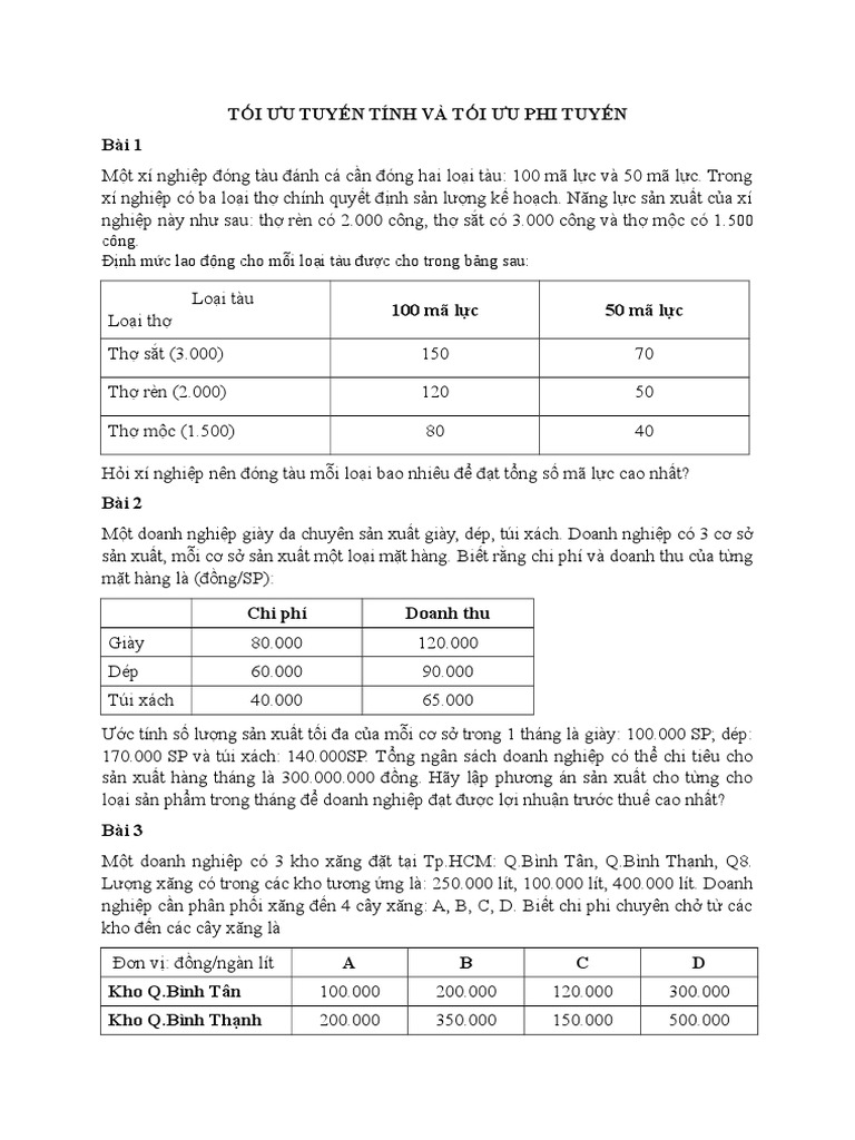 BaiTap TaichinhDinhLuong K43 | PDF