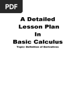 Basic Calculus - Melcs | PDF | Function (Mathematics) | Derivative