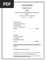 Written Statement - Draft Sample | PDF | Civil Law (Common Law) | Lawsuit