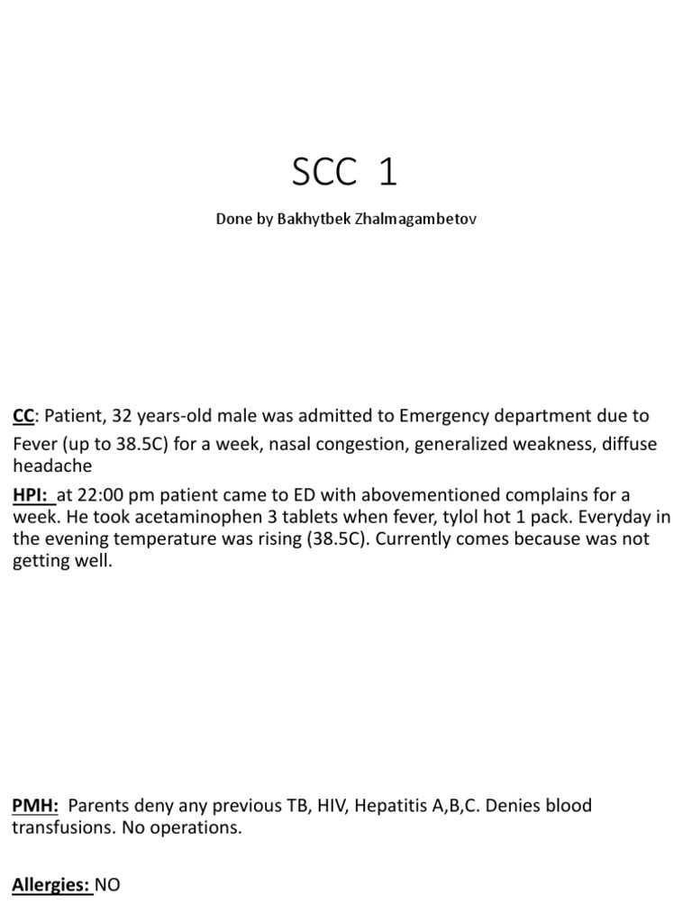 Acute Sinusitis Case Study Analysis | PDF | Medical Specialties ...