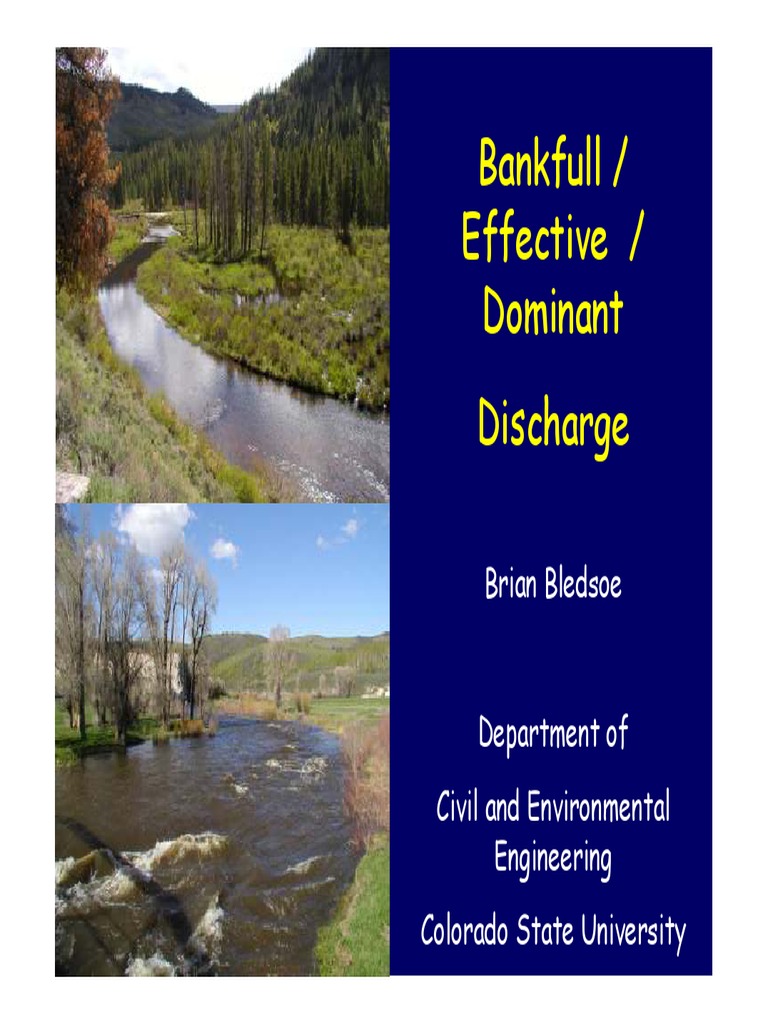 Effective Bankfull | PDF | Flood | Discharge (Hydrology)