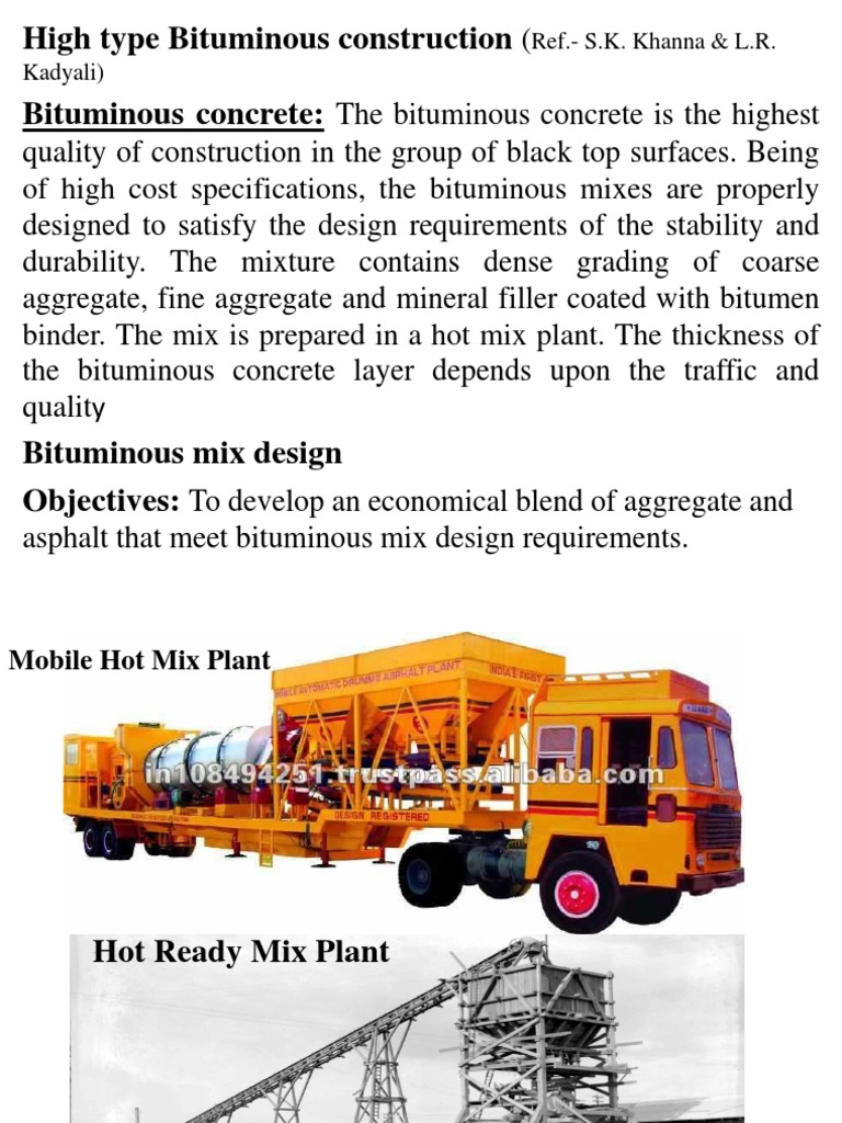 Bituminous Concrete Mix Design Guide | PDF | Asphalt | Road Surface