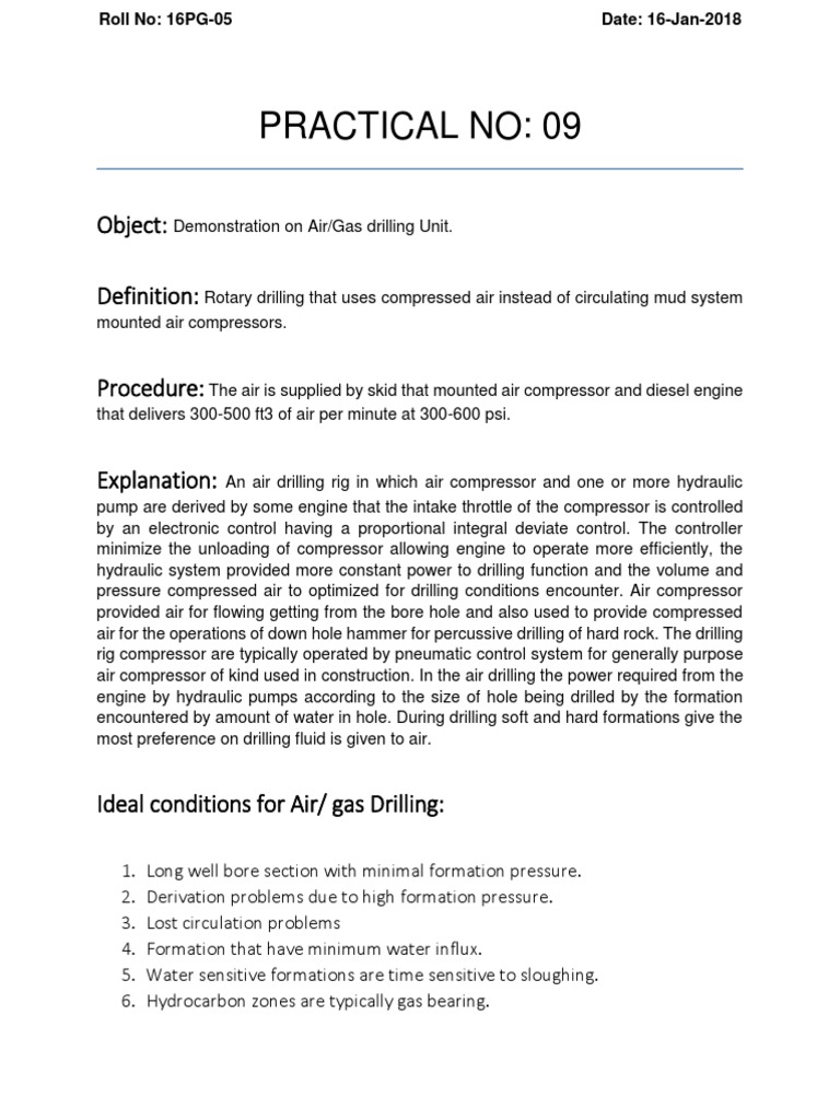 Drilling Engineering Practical | PDF | Drilling Rig | Engines