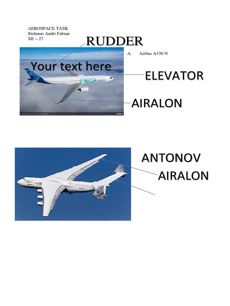 Airbus A330 Rudder & Elevator | PDF