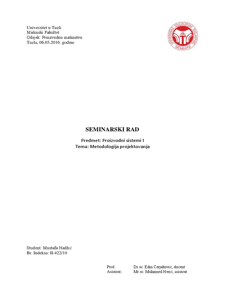 Seminarski Rad | PDF