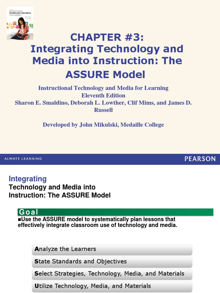 Assure Model - Instructional Tech | PDF | Educational Technology ...