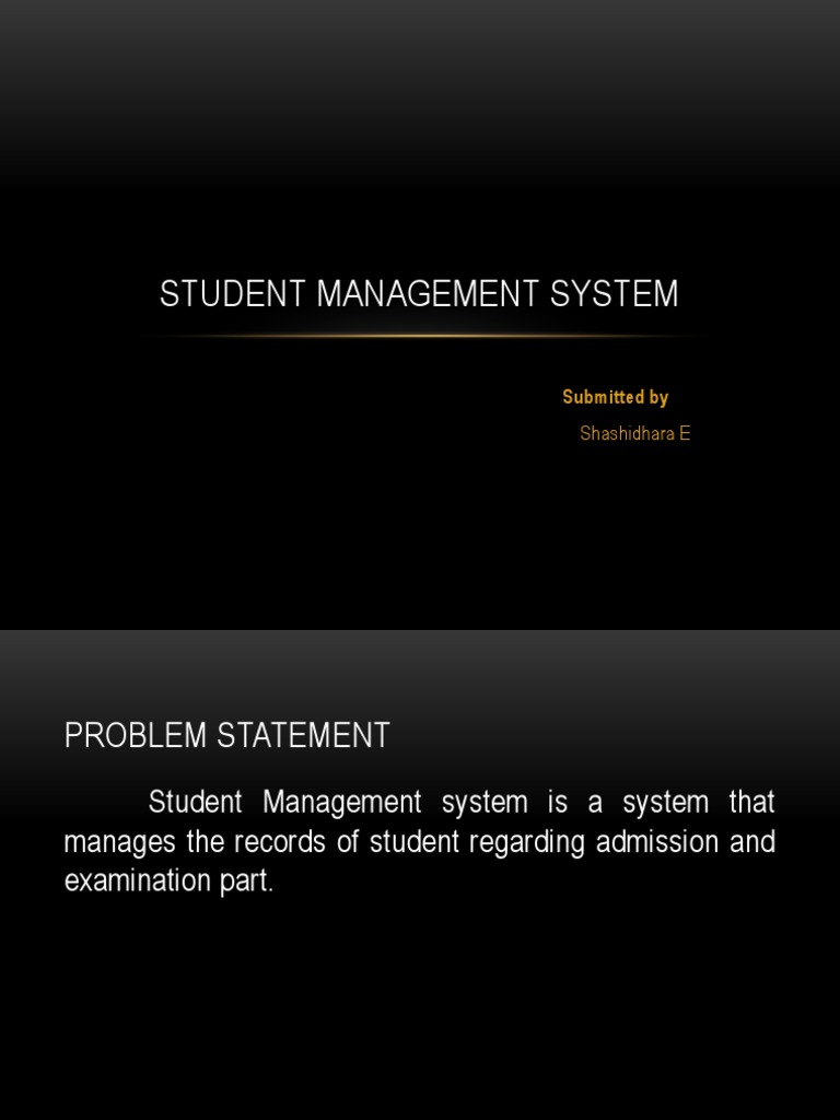 School Management System | PDF