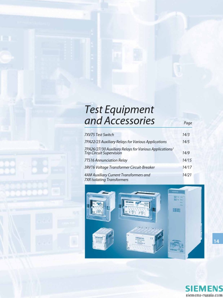 Test Equipment and Accessories | PDF | Hertz | Relay