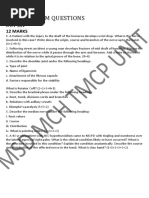 1st Year MBBS Question Papers RGUHS 2021 | PDF | Bleeding | Biochemistry