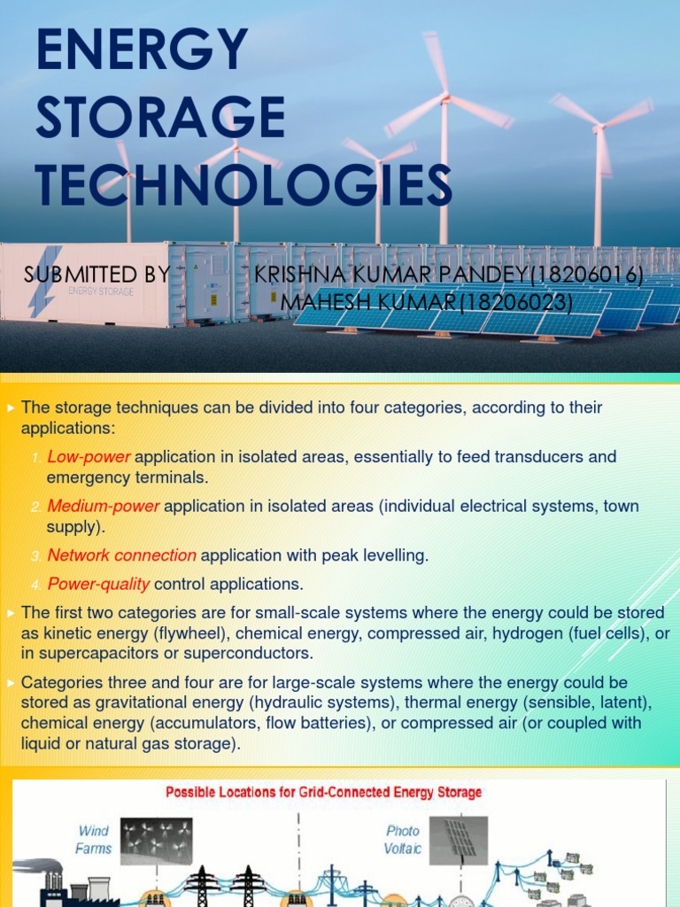 Energy Storage System | PDF | Energy Storage | Capacitor
