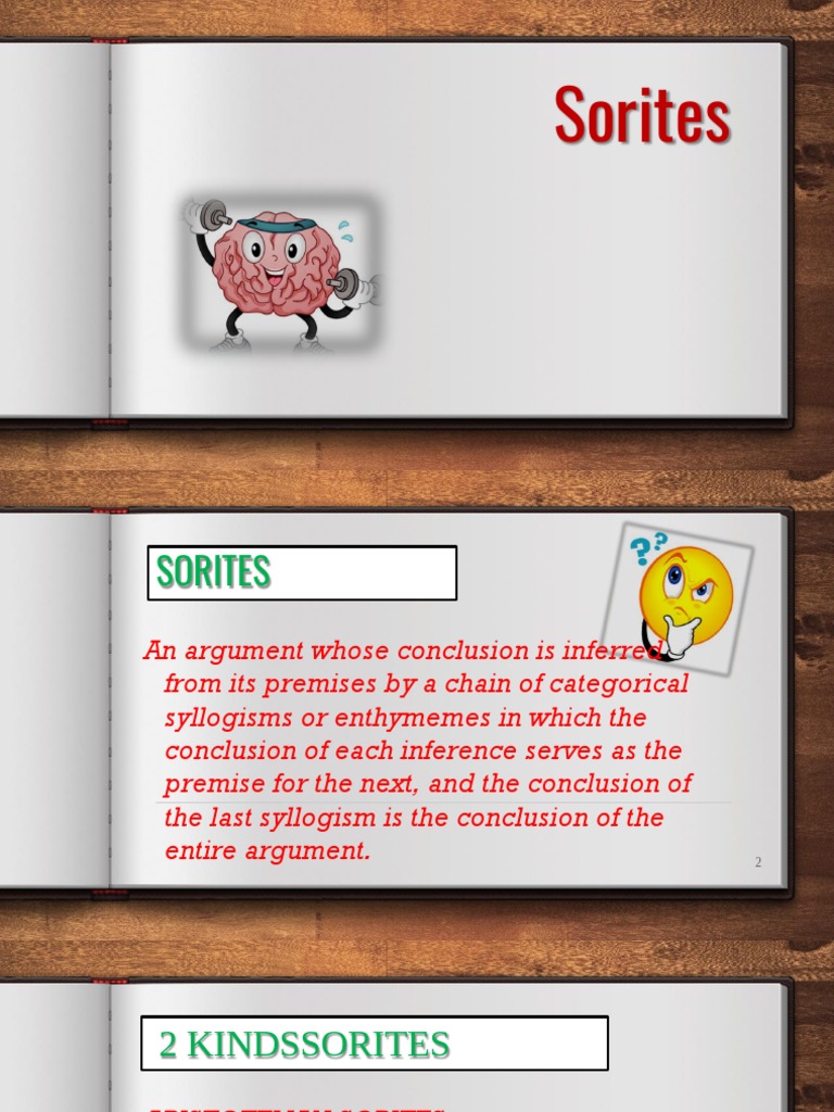 Sorites | PDF | Argument | Logic