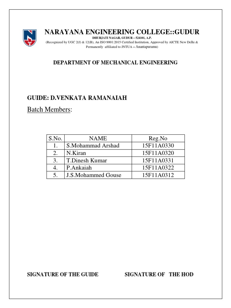 A Technical Seminar Report Certificates | PDF