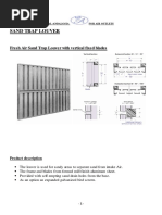 Louver Free Area Calculation Guide | PDF | Building | Building Technology