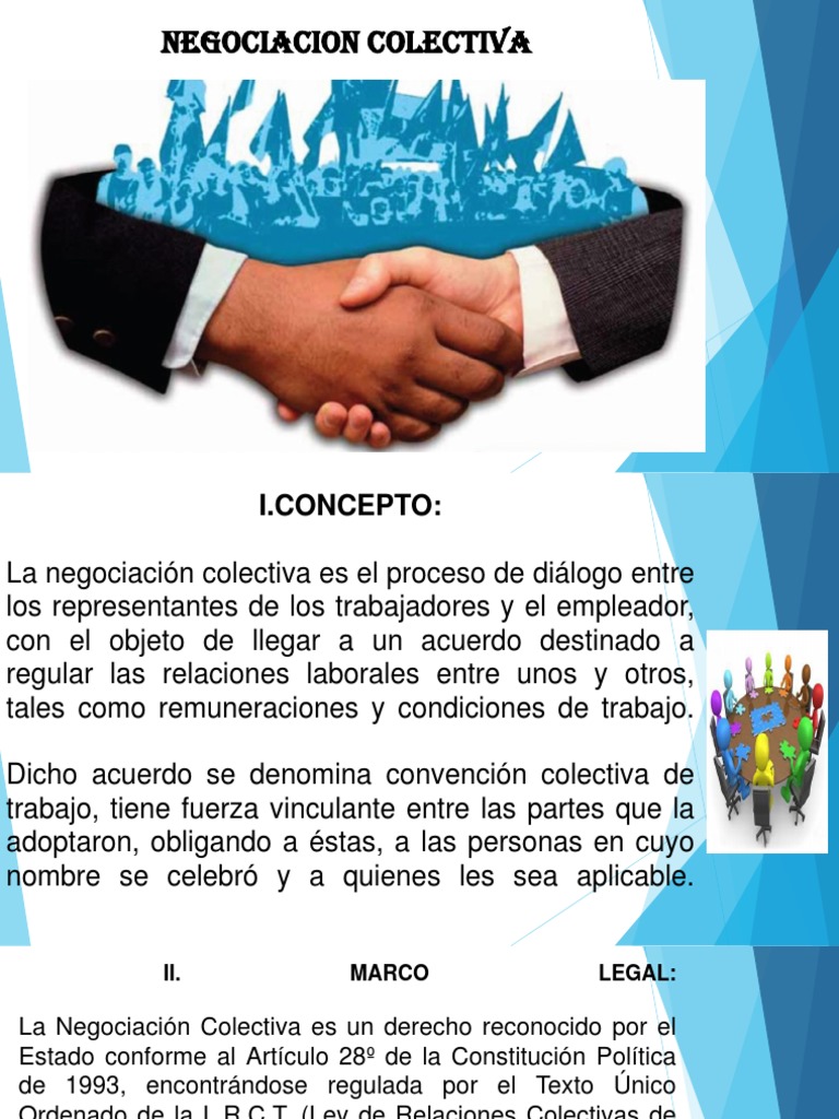 Negociacion Colectiva | PDF | Derecho laboral | Acuerdo colectivo