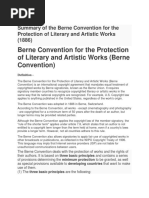 Berne Convention 1886 PDF | PDF | Copyright | Public Sphere