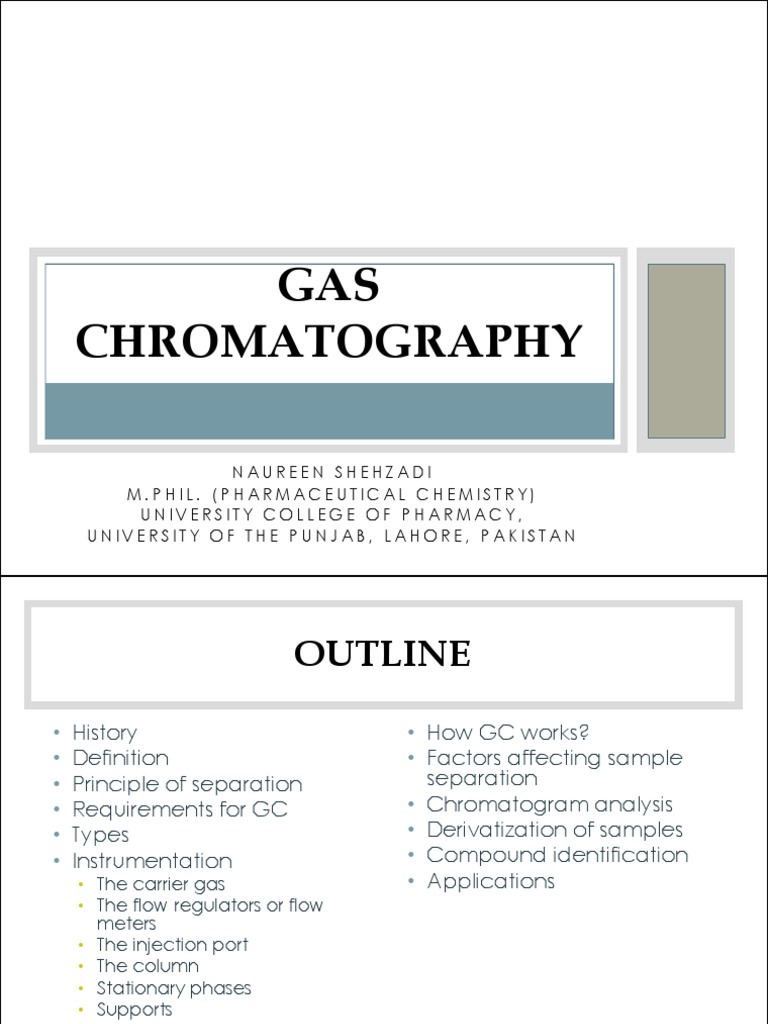 11 - Gas Chromatography | PDF | Gas Chromatography | Chromatography