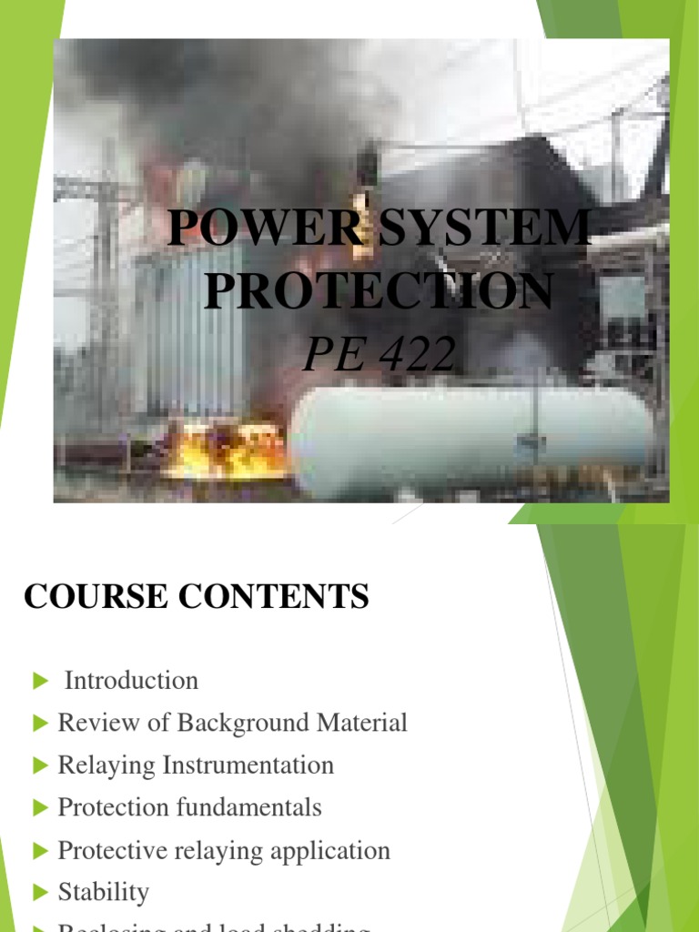 Chapter 1 Introduction To Power System Protection | PDF | Power ...
