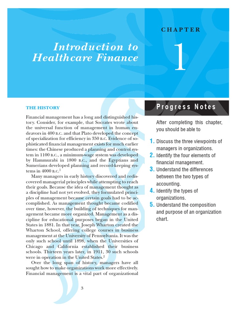 Introduction To Healthcare Finance: The History | PDF | Nonprofit ...