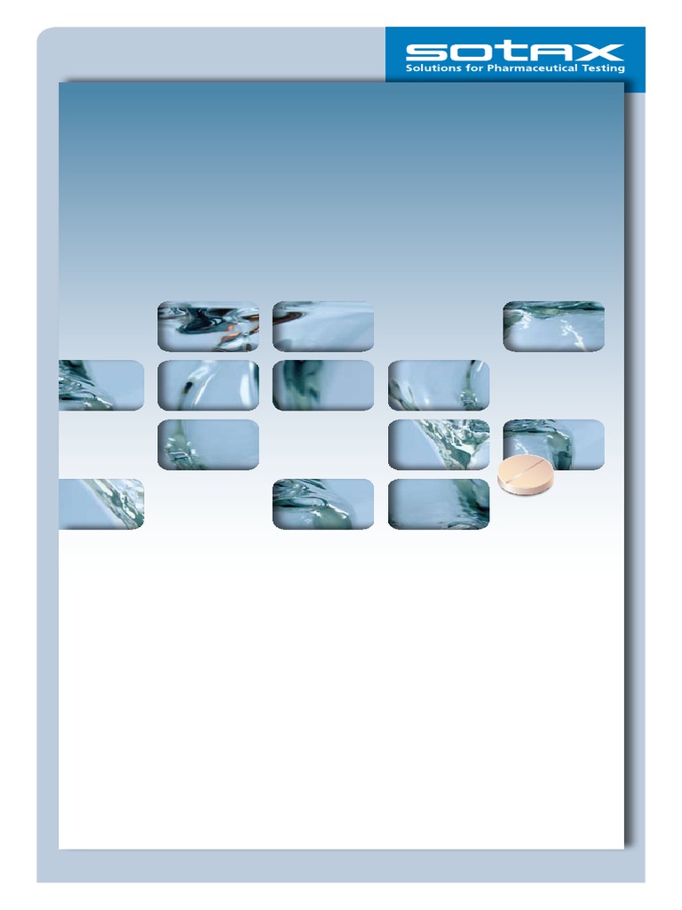 SOTAX Product Catalogue 2010 PDF | PDF | Calibration | Verification And ...