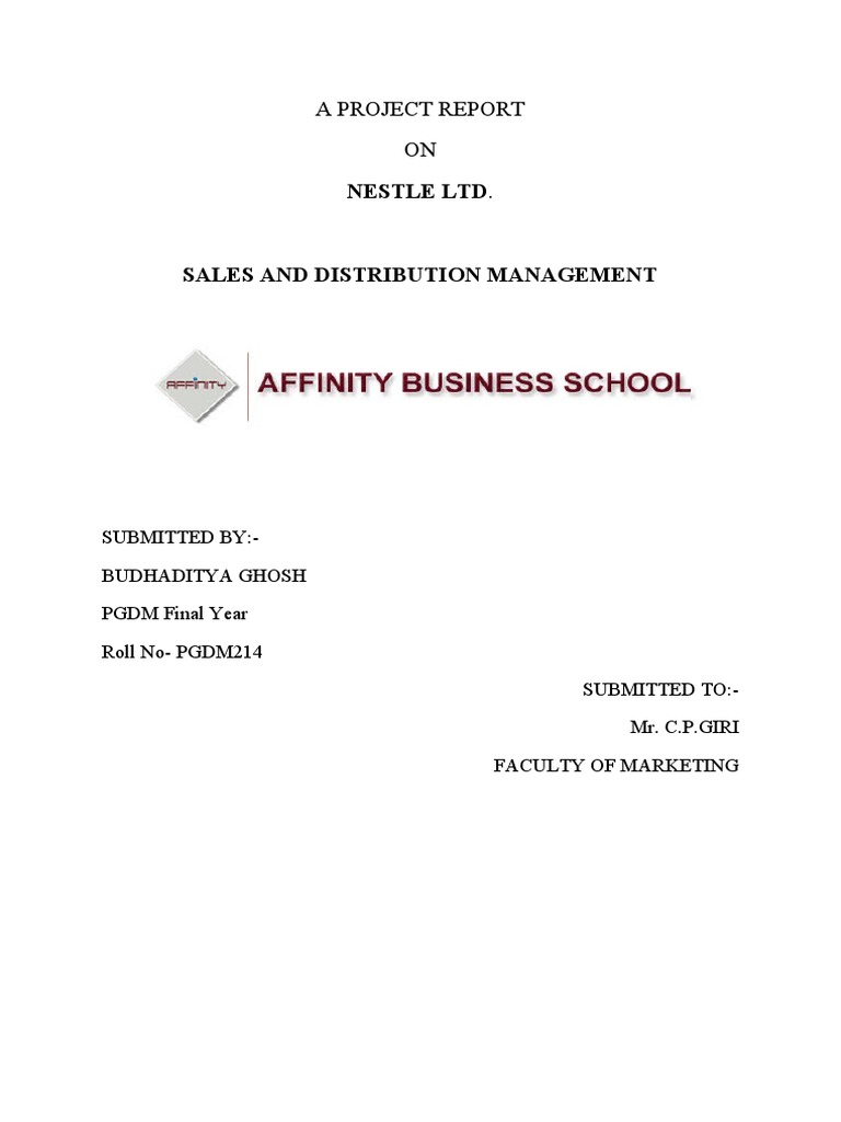 Project On Nestle | PDF | Snack Food | Nestlé