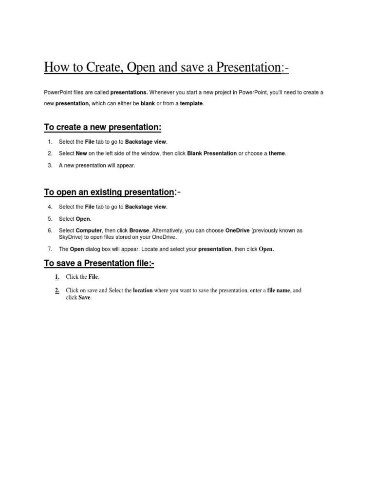 How To Create Presentation | PDF | Art