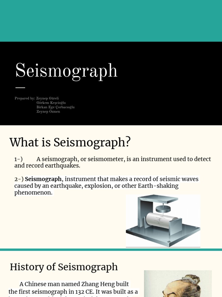 Seismograph | PDF | Seismology | Earthquakes