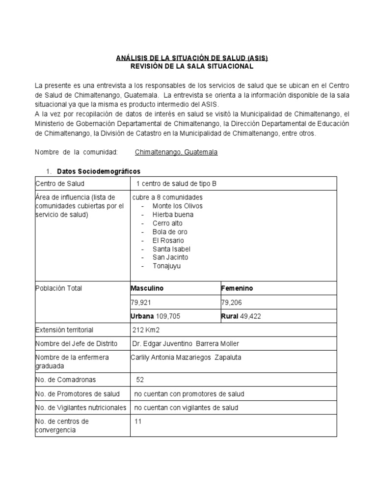 Guia Asis 2019 | PDF | Ciencias de la Salud | Salud pública