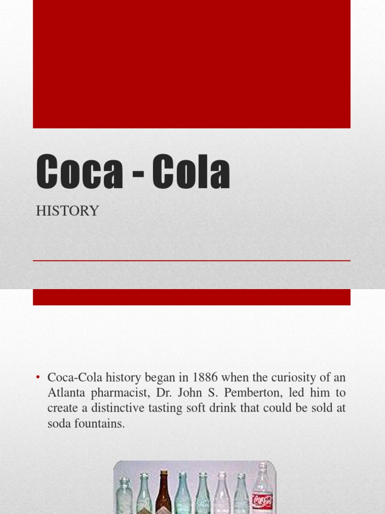 Coca-Cola's Origins and Expansion | PDF | Cooking, Food & Wine | History