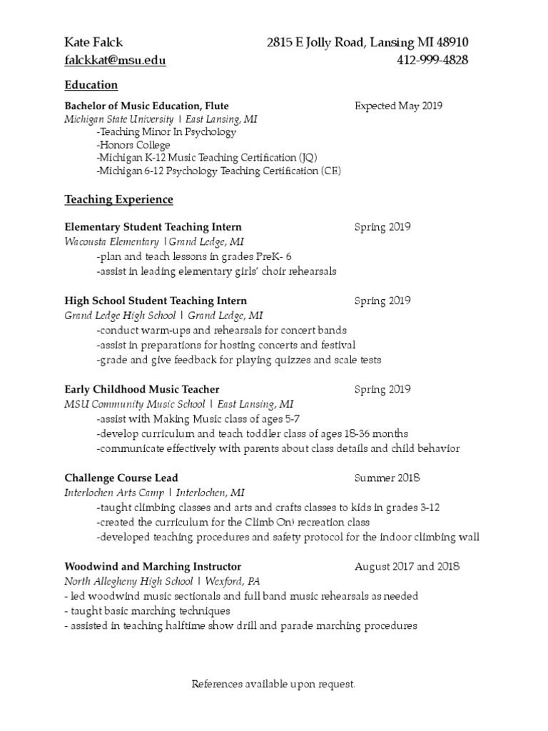 Professional Resume | PDF