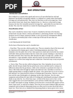 Bar Service Standards and Sequence of Service | PDF | Bar | Drink