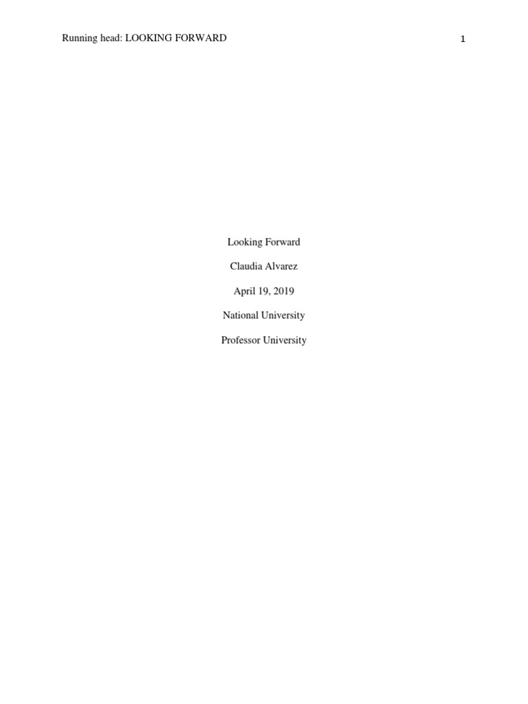 Looking Forward Goals - 690 | PDF | Early Childhood Education | Teachers