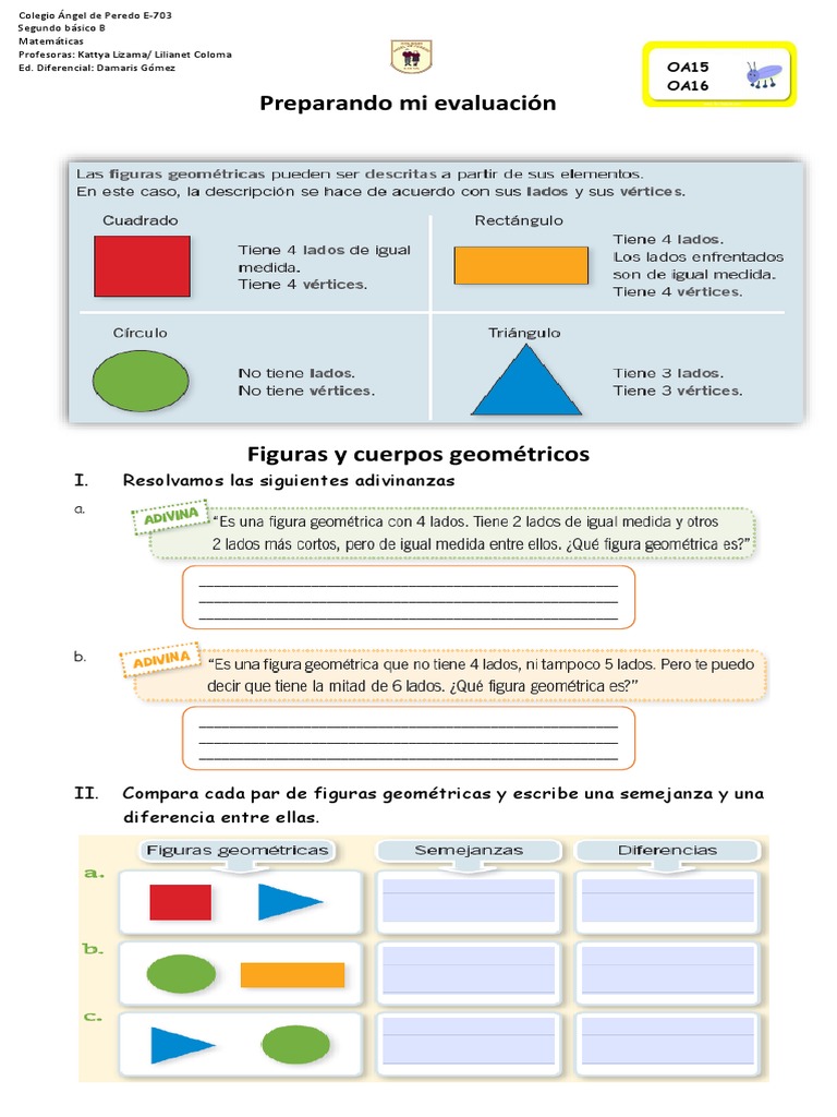 Figuras 2D y 3D Arreglada | PDF | Triángulo | Geometría Elemental