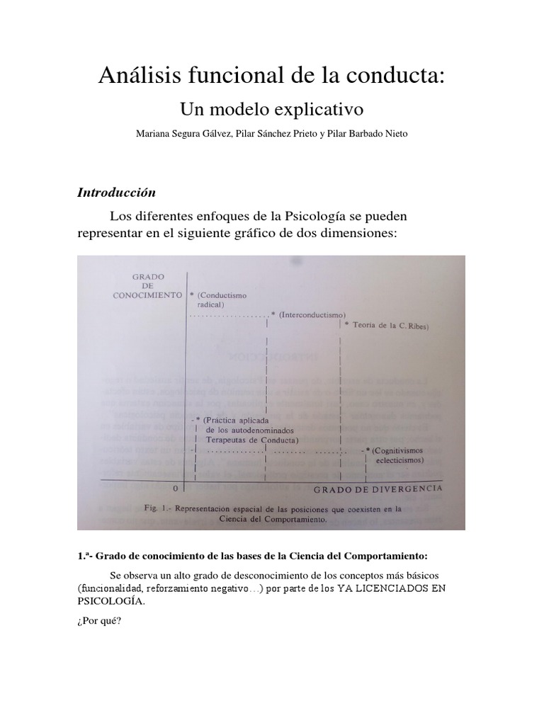 Evolución de los modelos explicativos del comportamiento humano en ...