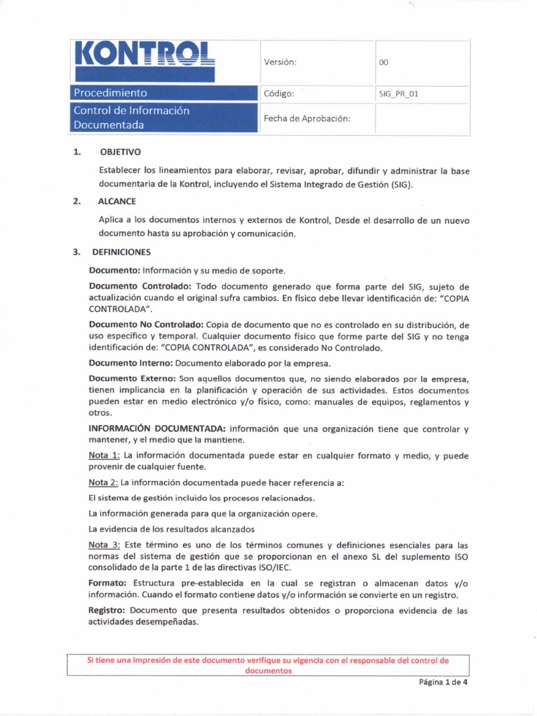 Formato Documento ISO | PDF