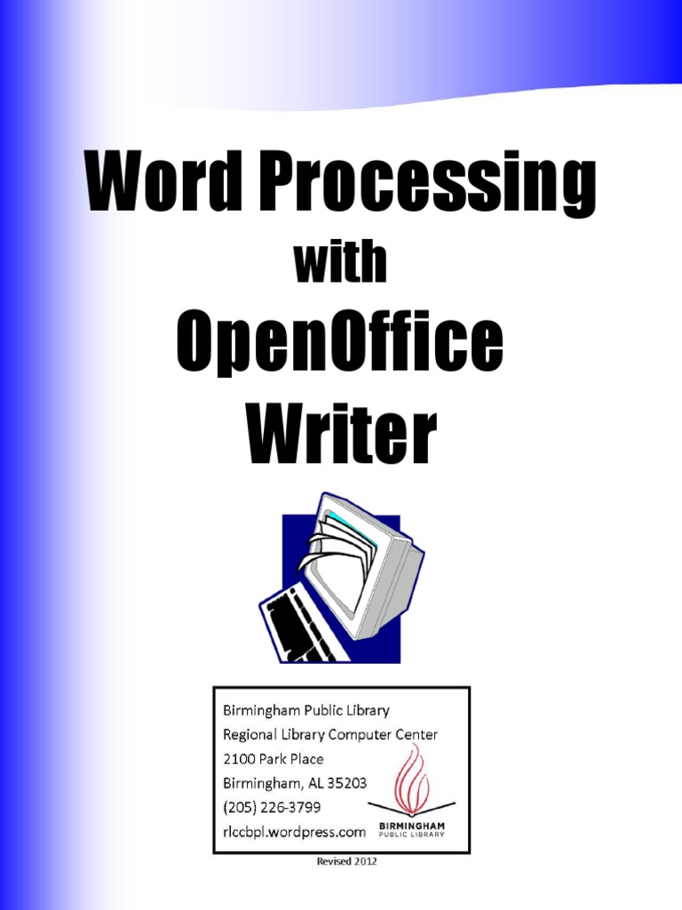 Word Processing Openoffice Writer | PDF | Microsoft Word | Icon (Computing)