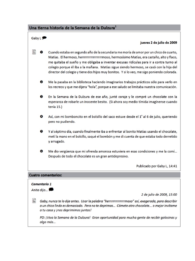 IB Spanish B Reading Past Paper | PDF