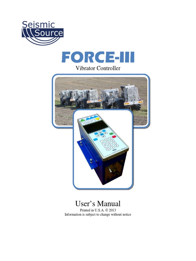 Force Force Force FORCE - III III III III: User's Manual | PDF ...