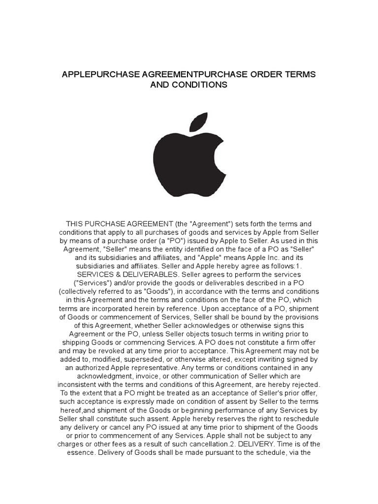Apple Rules | PDF | Cargo | Receipt