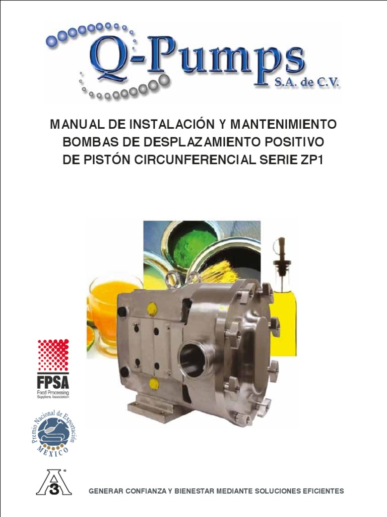 ZP1 Manual ESP | PDF | Bomba | Engranaje