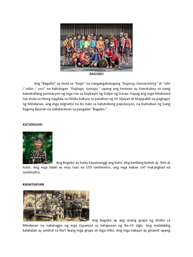 Bagobo | PDF
