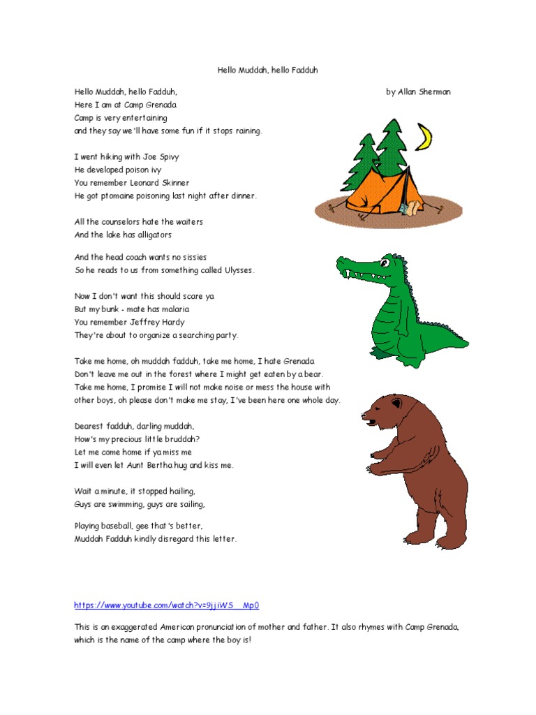 Hello Muddah Hello Fuddah | PDF | Linguistics | Syntax