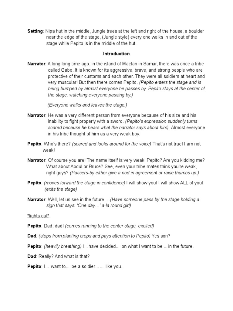 English Play Script | PDF