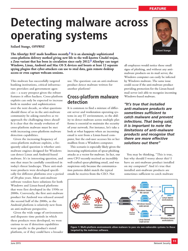 Detecting Malware Across - 2015 | PDF | Antivirus Software | Malware