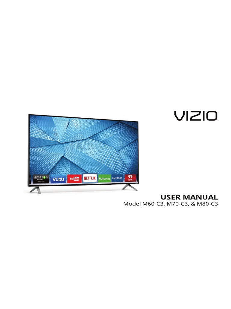 Vizio: User Manual | PDF | Hdmi | Coaxial Cable
