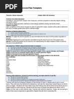 5e Math 8 Lesson Plan 9 4 | PDF | Lesson Plan | Triangle