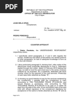 Affidavit Complaint Slight Physical Injury | PDF | Affidavit | Crime & Violence
